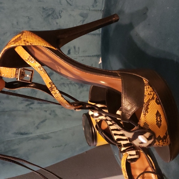 Aldo | Shoes | Aldo Zebra Hair And Snake Print Heels | Poshmark
